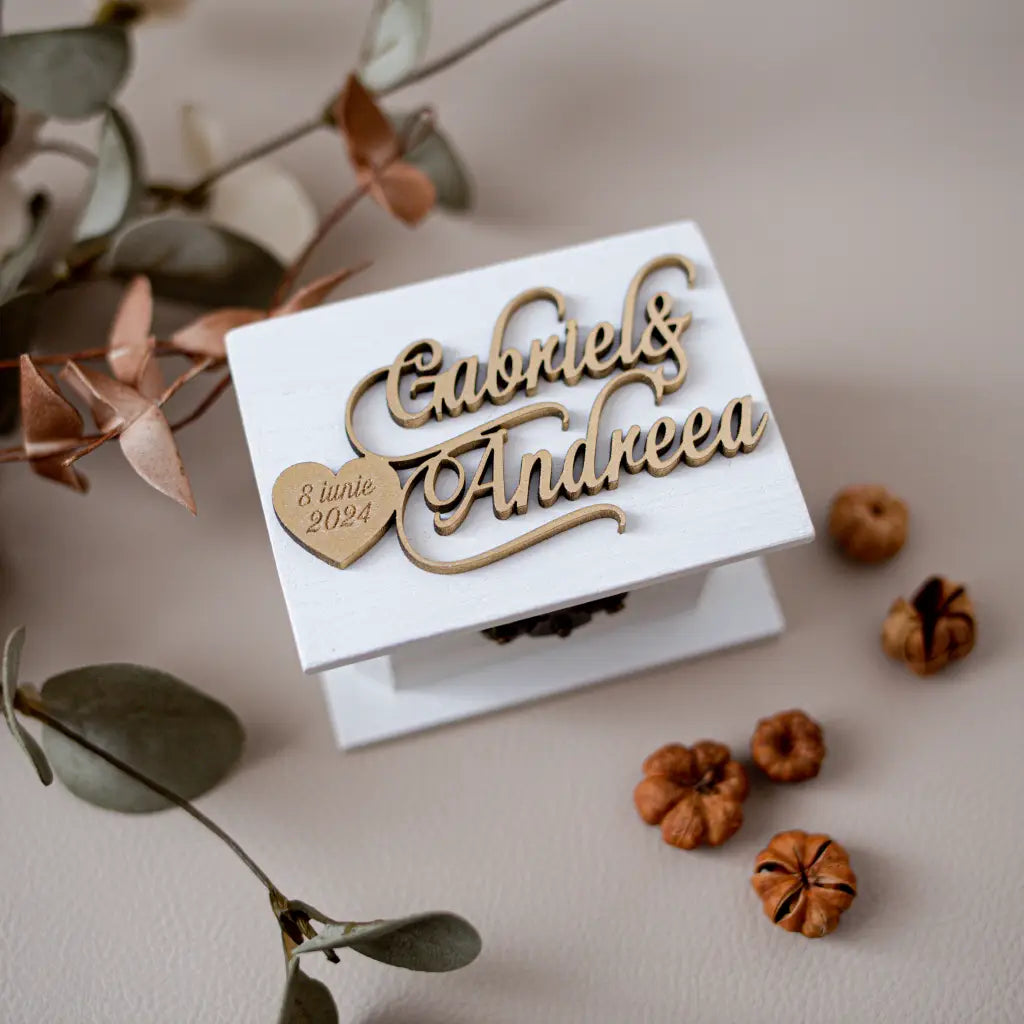 Cutii de verighete personalizate | Cutia cu Zâmbete – Cutia cu zambete