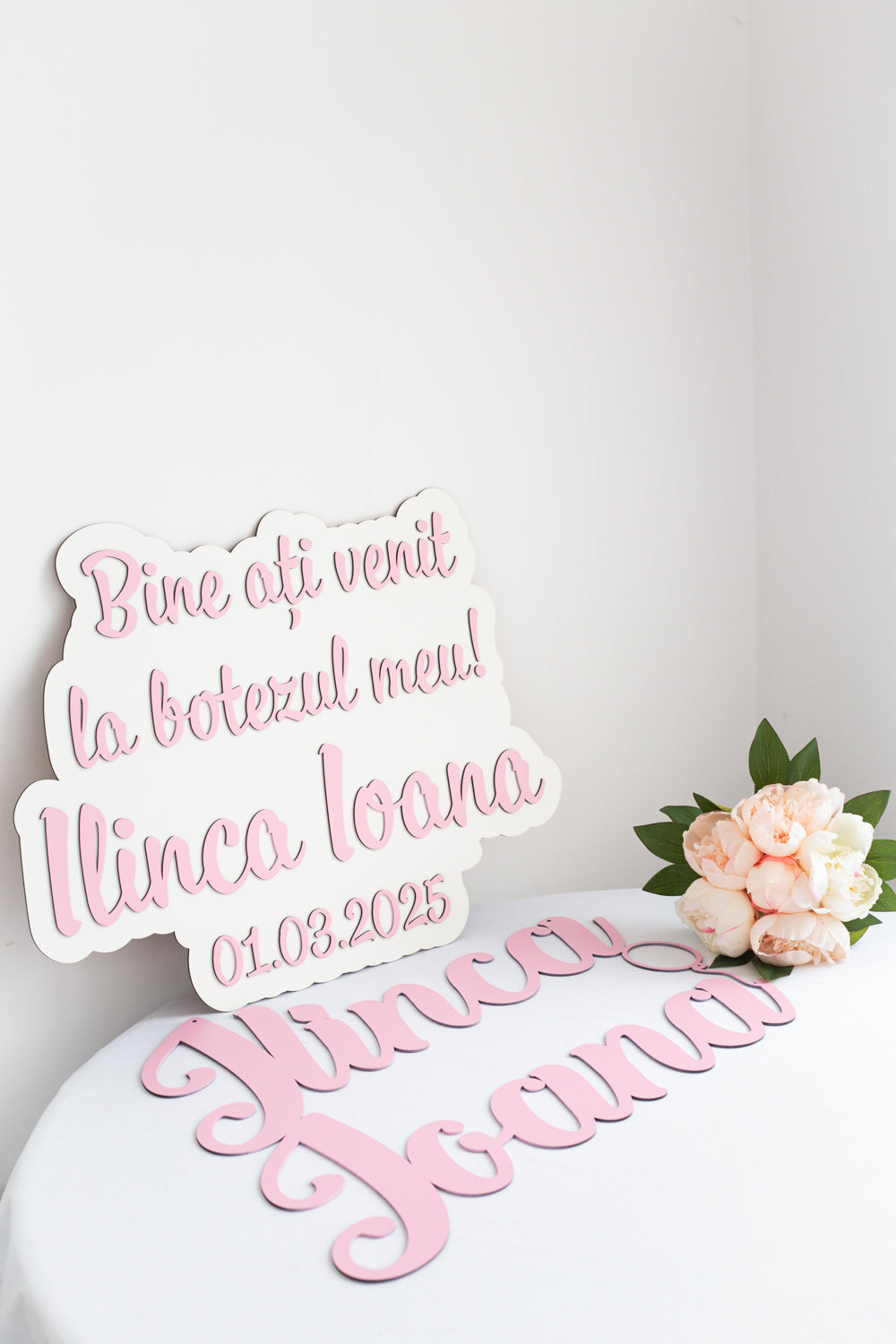 Set botez - Placute de intampinare – Cutia cu zambete